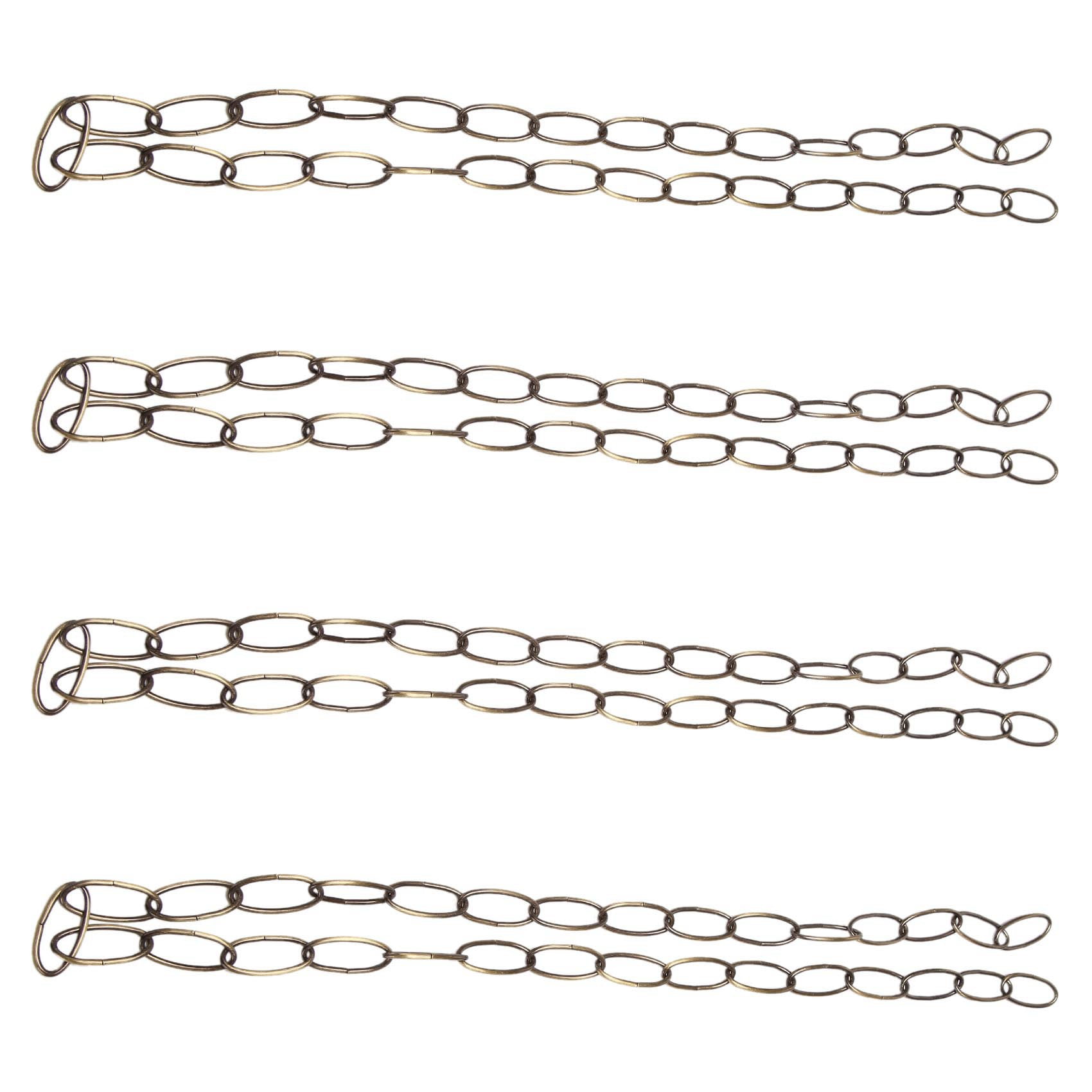 4X 1M Heavy Duty Chain for Vintage Chandelier Hanging Lamp,Green Bronze ...