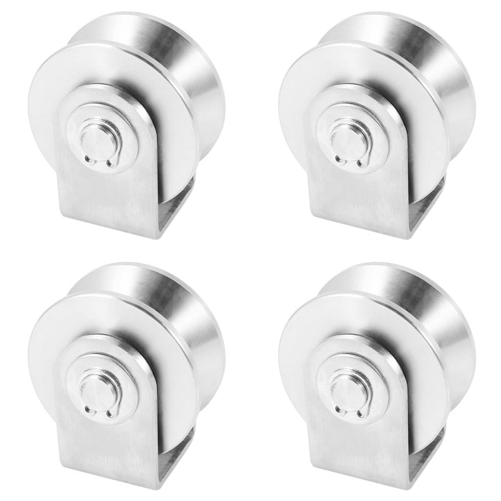 4X 2 Inch V Type Pulley Roller 304 Stainless Steel Sliding Gate Wheel ...