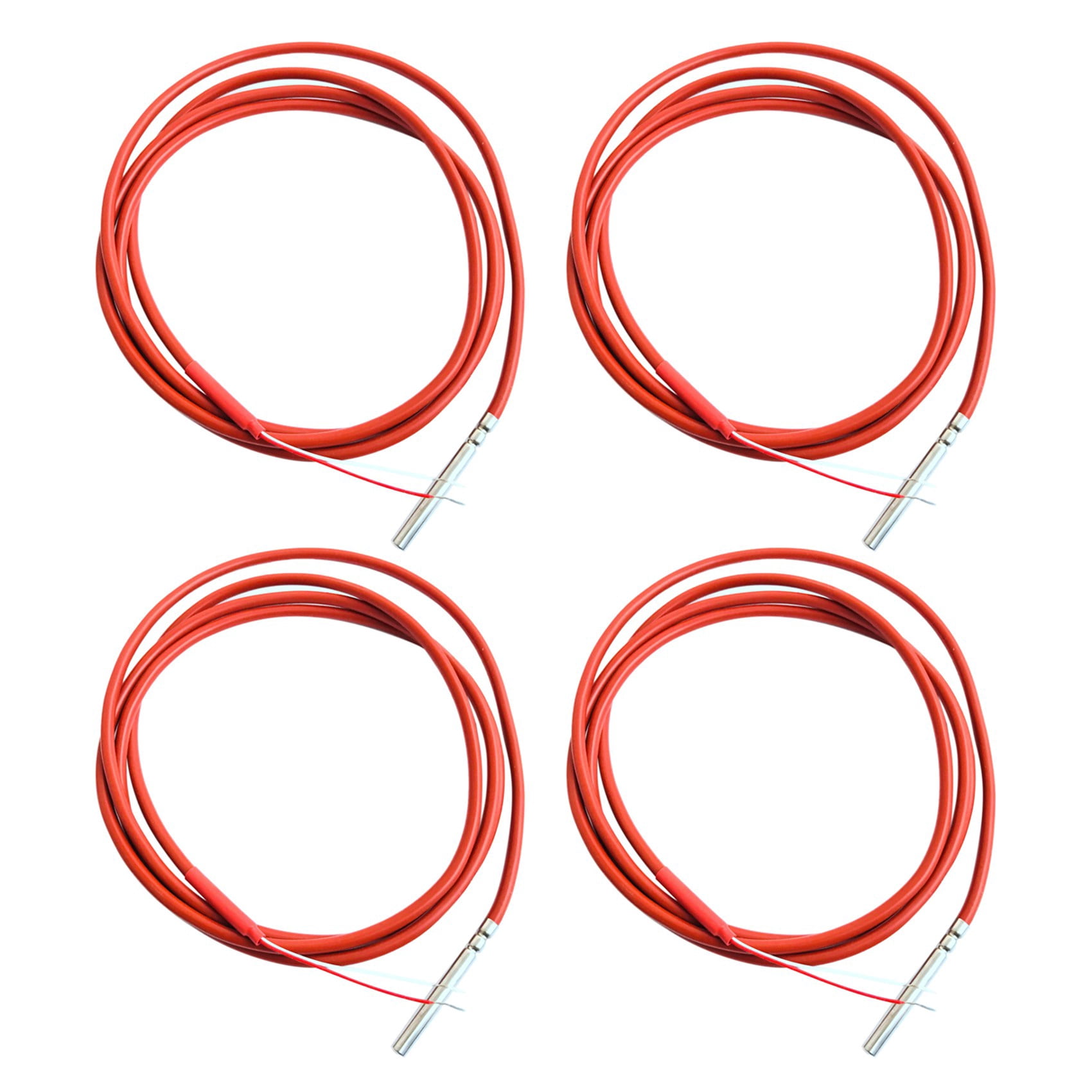 4X 2 Wire PT1000 Temperature Sensor Thermistor Silicone Gel Coated 1 ...