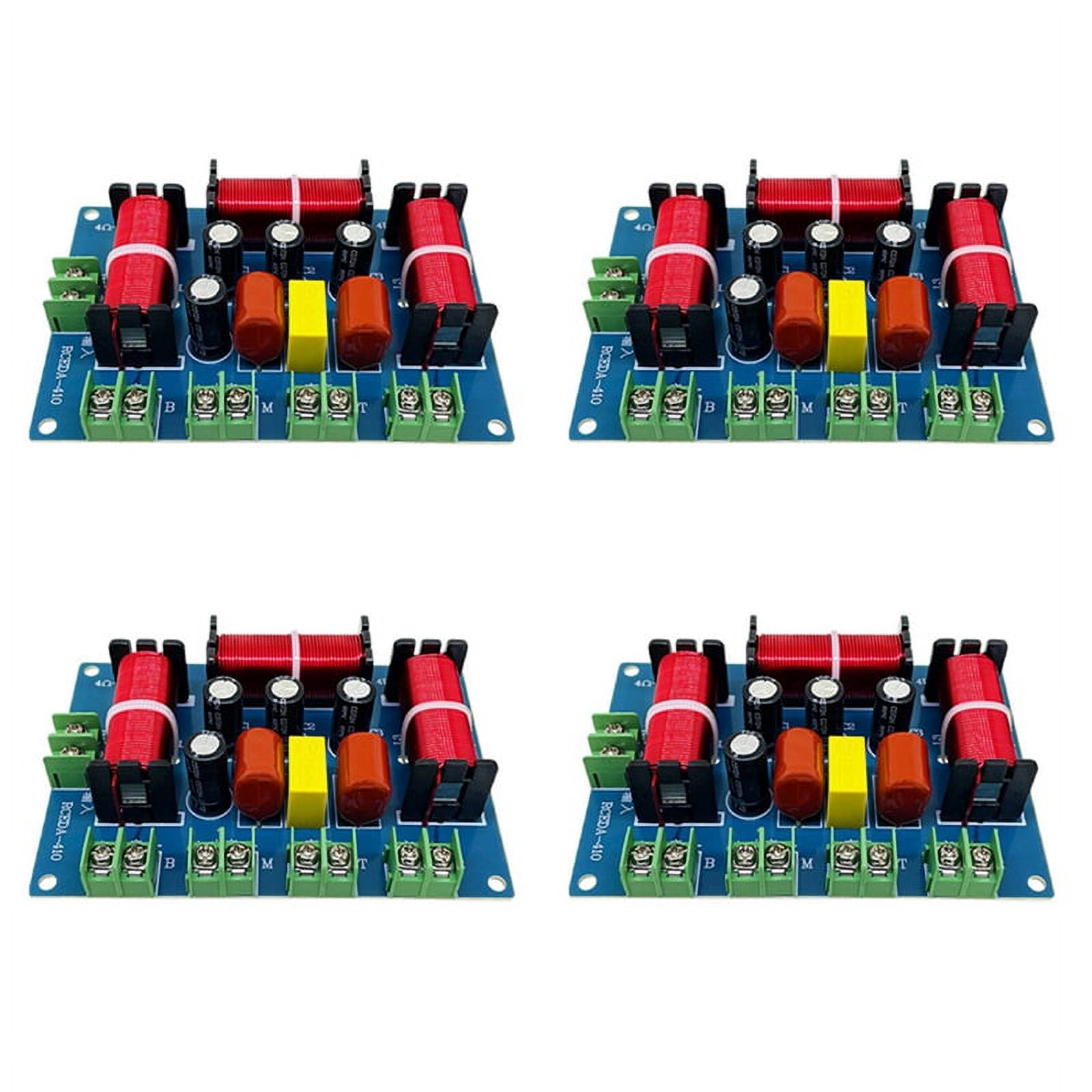 4X 200W Speaker Crossover Double Treble+Midrange+ 4 Way Speaker Audio ...