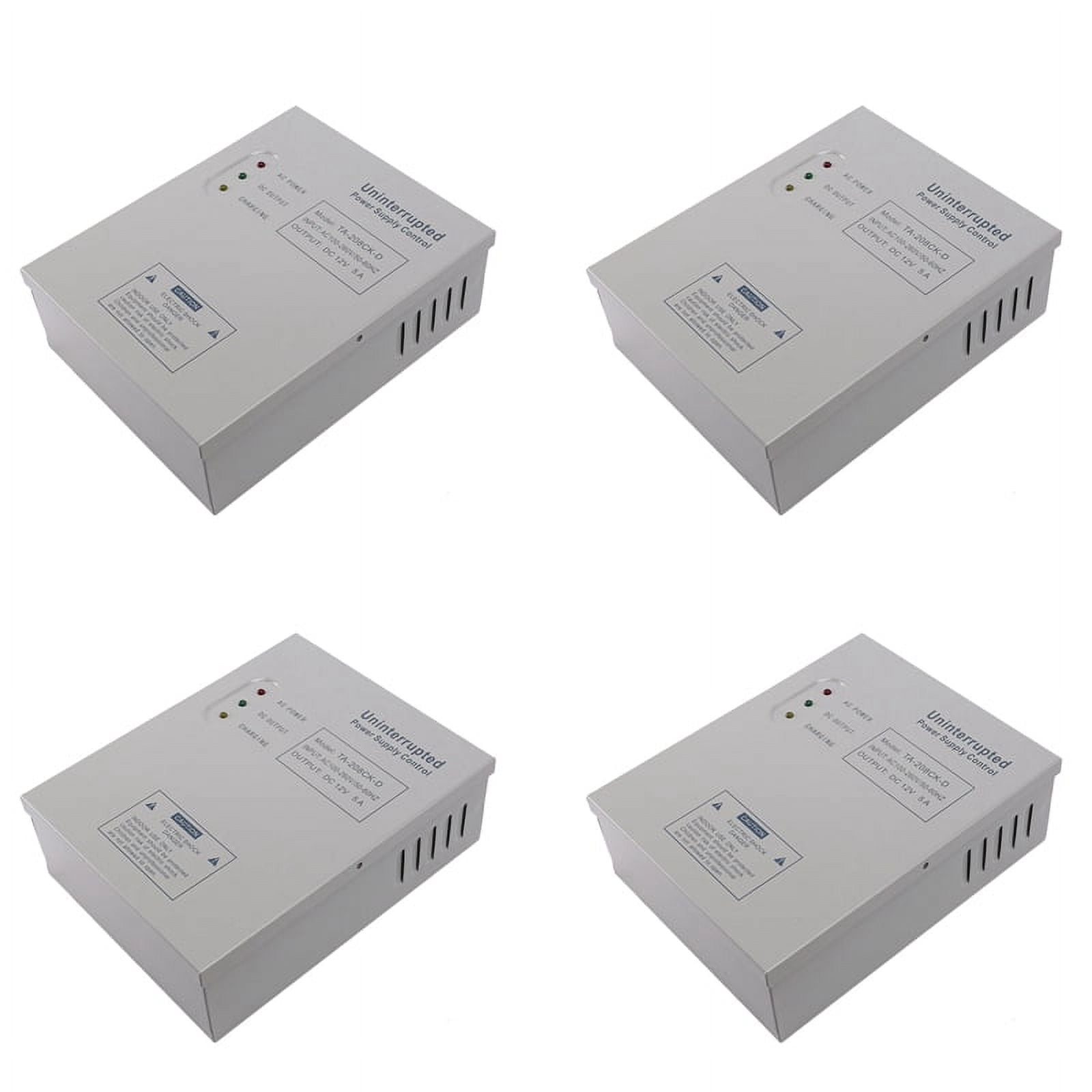 4X 208CK-D AC 110-240V DC 12V/5A Door Access Control System Switching ...