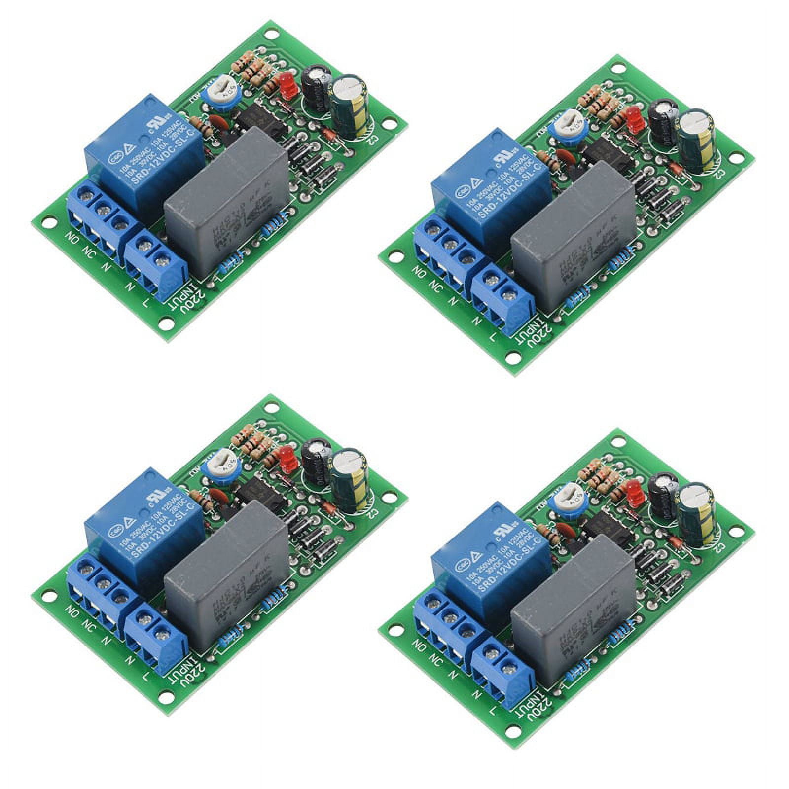 4X 220V Relay Board, Power On, Time Delay, Circuit Module, Corridor ...