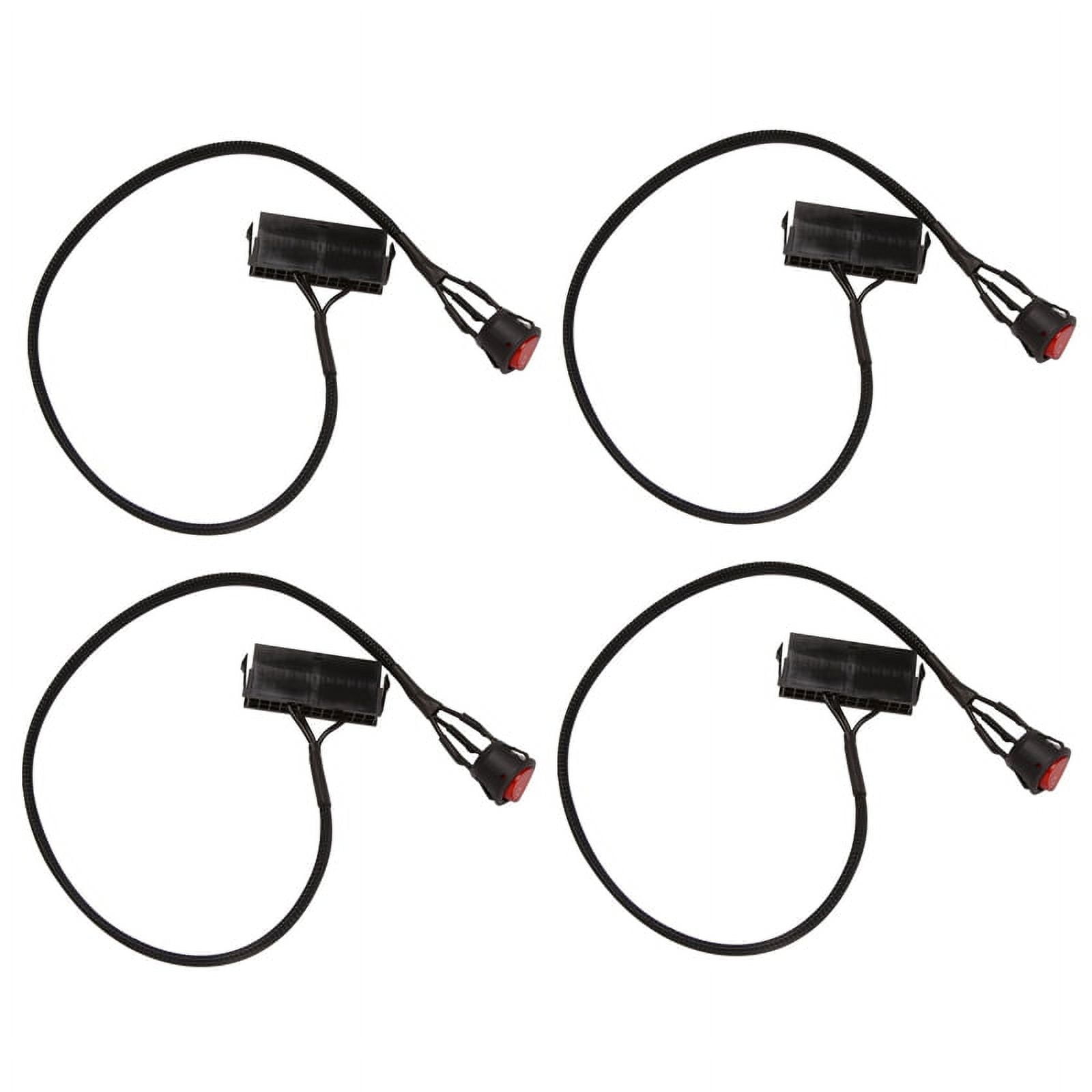 4X 24-Pin Female ATX PSU PC Power Supply Tester Start Up Jumper Cable ...