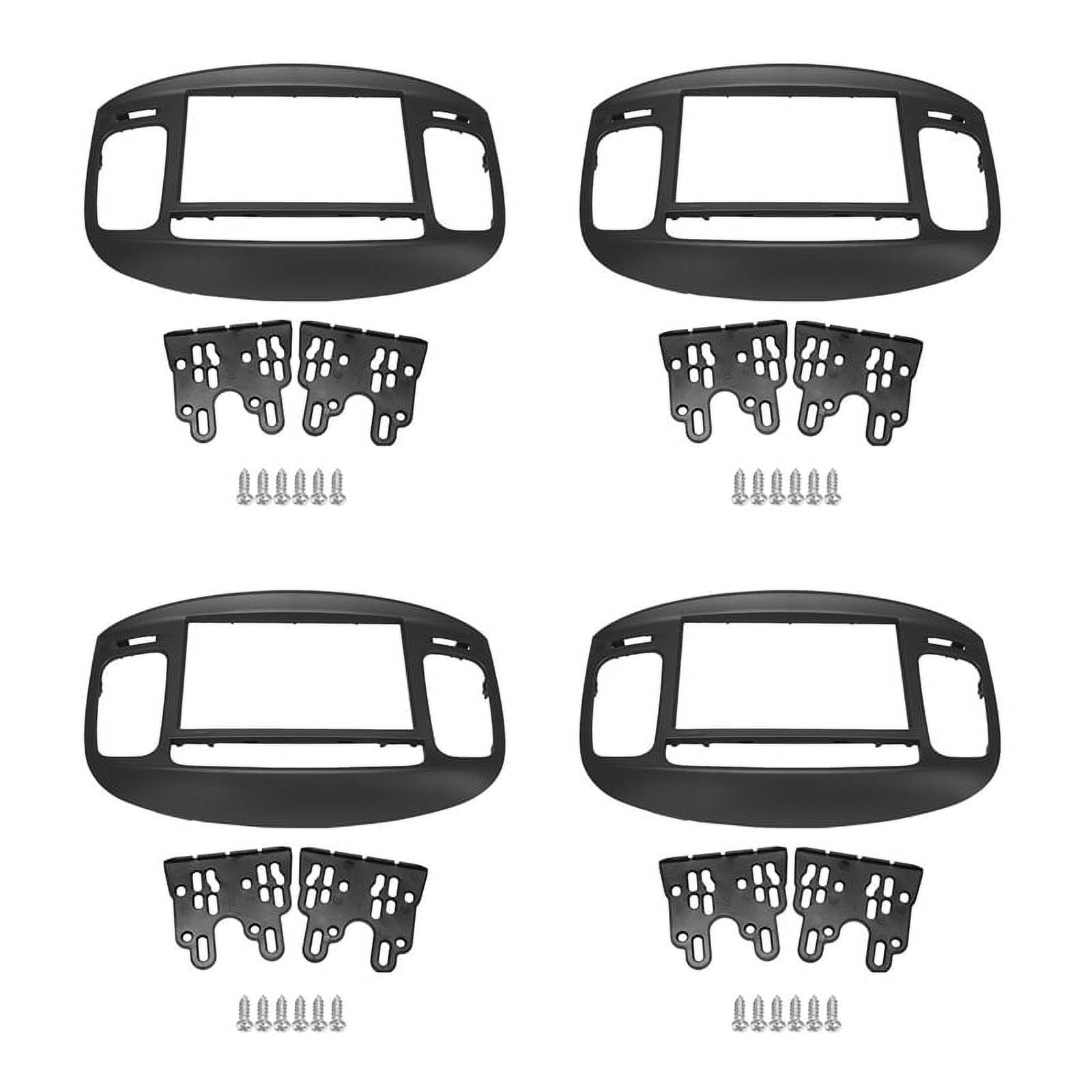 4X 2Din Car Radio Fascia for 09-12 DVD Stereo Plate Adapter Mounting ...