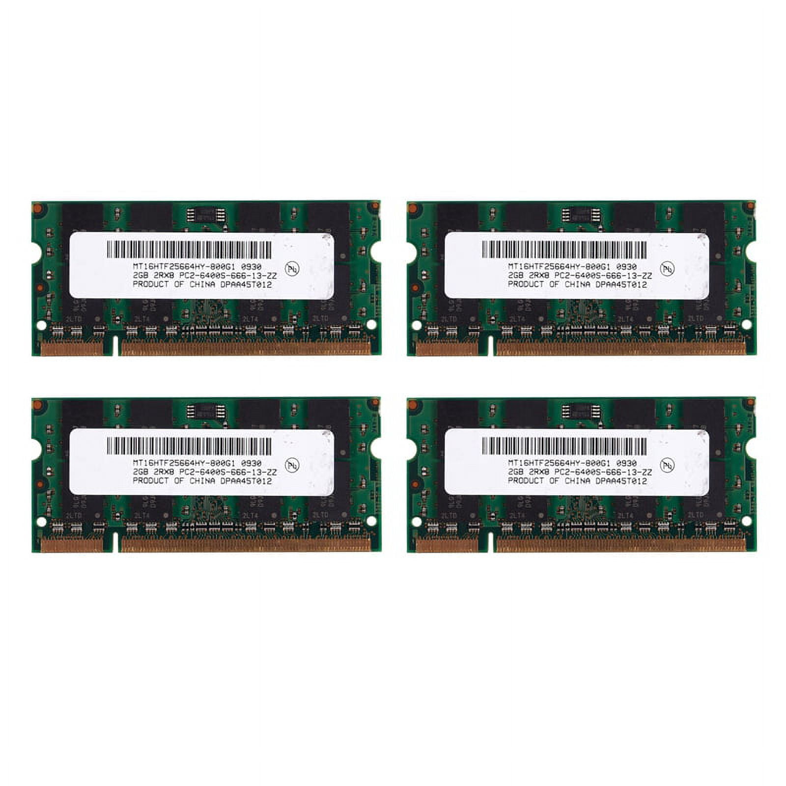 4X 2GB DDR2 PC2-6400 800MHz 200Pin 1.8V Laptop Memory SO-DIMM Notebook ...
