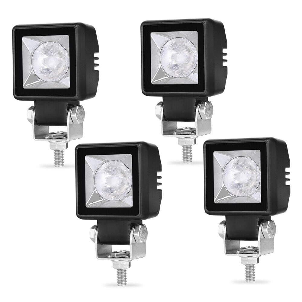 4X 2inch LED Work Light Bar Spot Cube Pods Amber/White Driving Fog Lamp ...