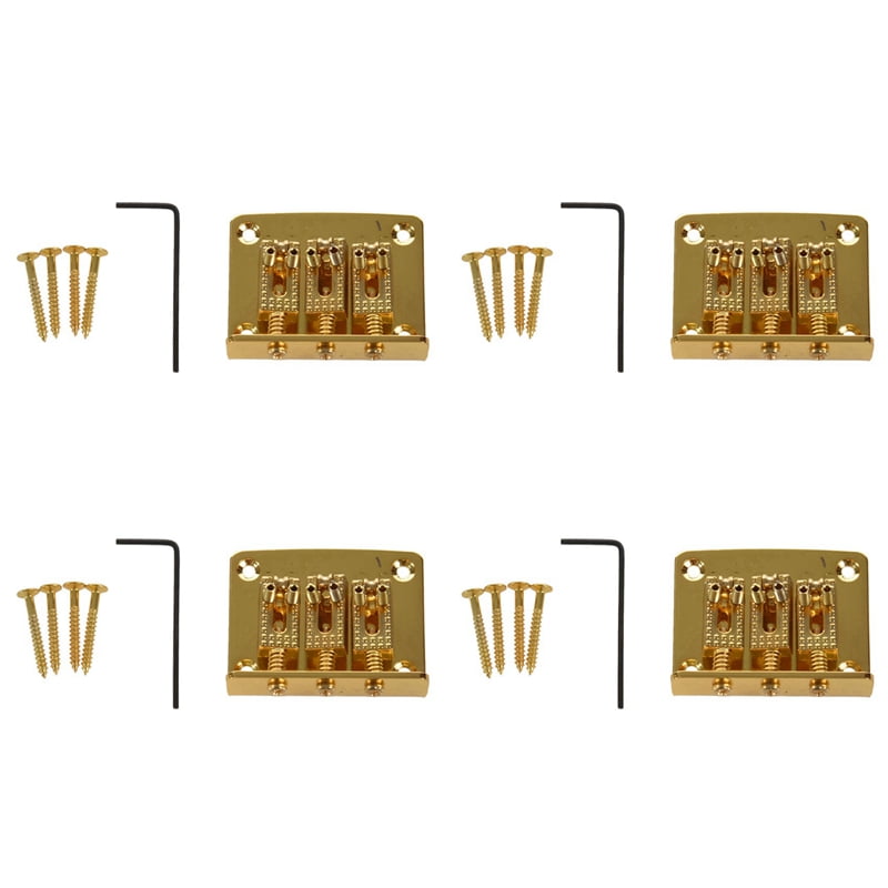 4X 3 String Guitar Ball String Bridge Bridge Pull String Hard Tail ...