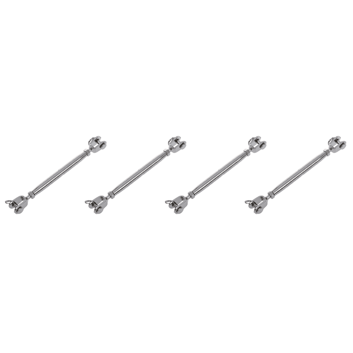 4X 304 Stainless Steel Rigging Screw Closed Body Jaw Jaw Turnbuckle 7/ ...