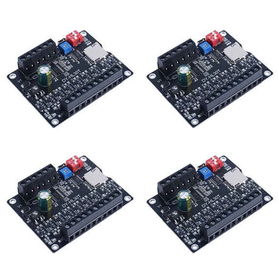 4X 30W MP3 Voice Playback Module DY-L30T 9 Trigger Music Player Power ...