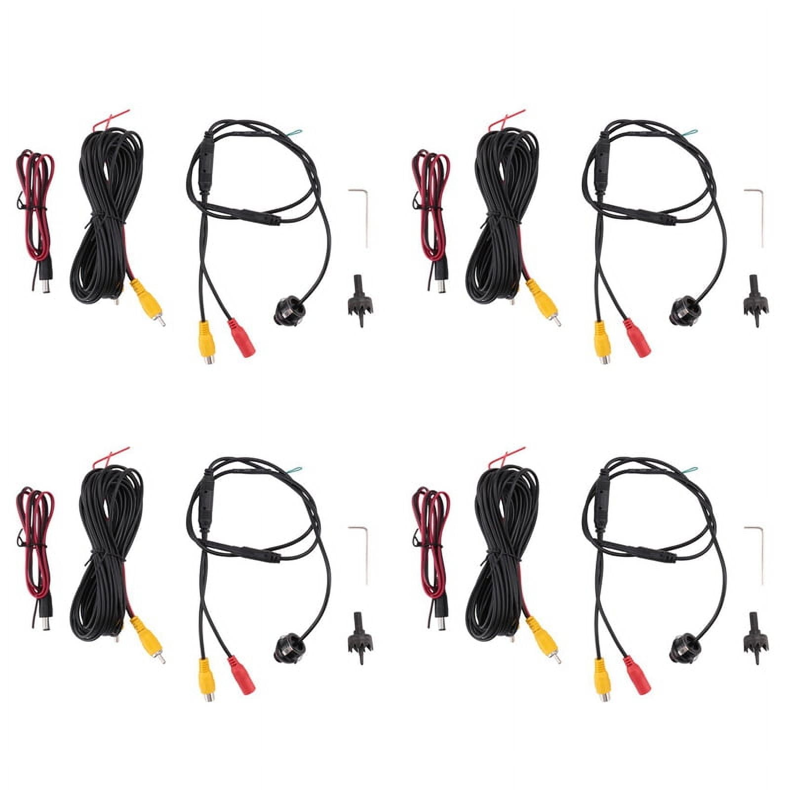 4X 360° Car Rear Front Side View Backup Reversing Camera Waterproof ...