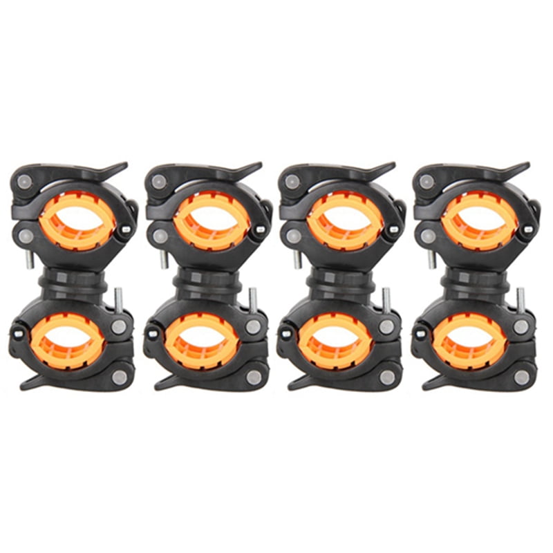 4X 360 Degree Rotating Cycling Bike Light Double Holder LED Front ...