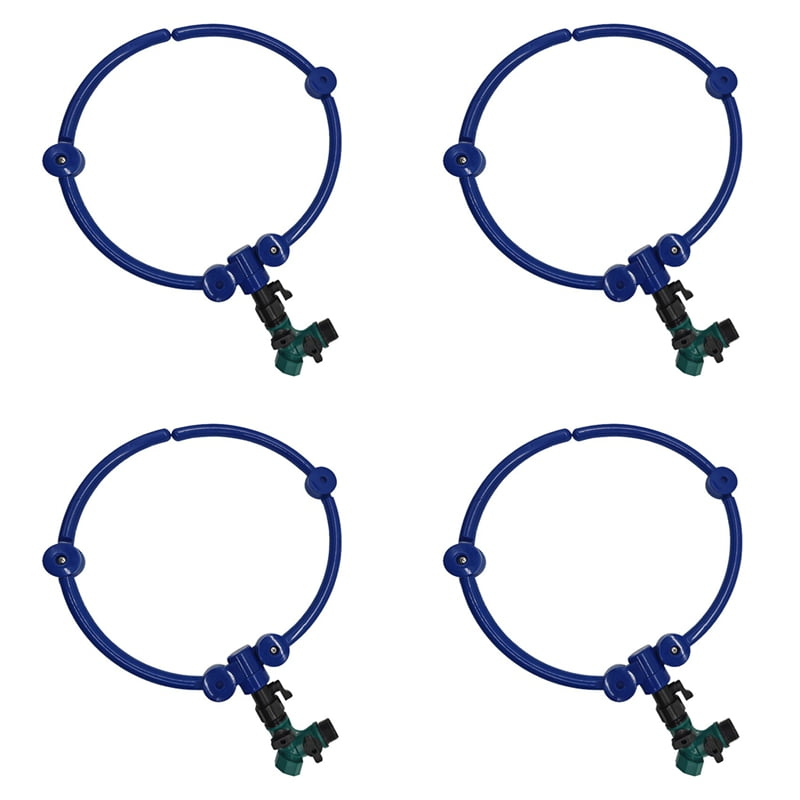 4X 360°Tree Water System Tree Root Watering Tool, Ring Circle Sprinkler ...