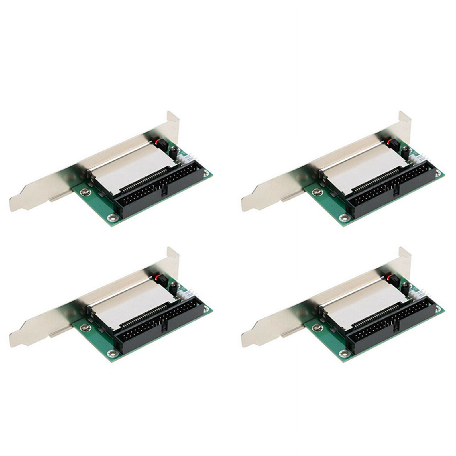 4X 40-Pin Compact Flash Card to 3.5 Ide Converter Adapter Pci Bracket Back Panel - Walmart.com