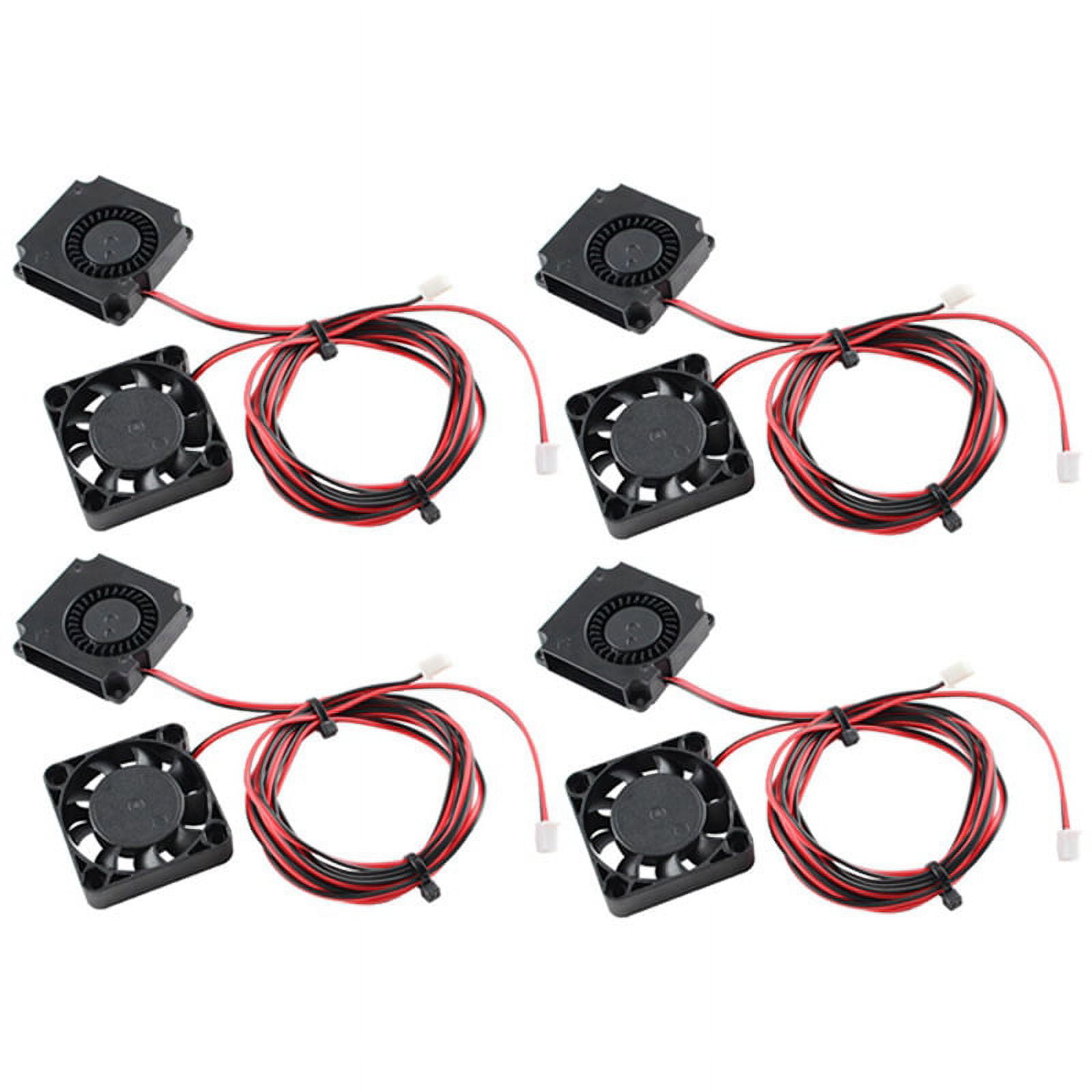 4X 4010 Fans DC 24V Extruder Hot End Fan and DC 24V Turbo Fan for 3 / 3 ...