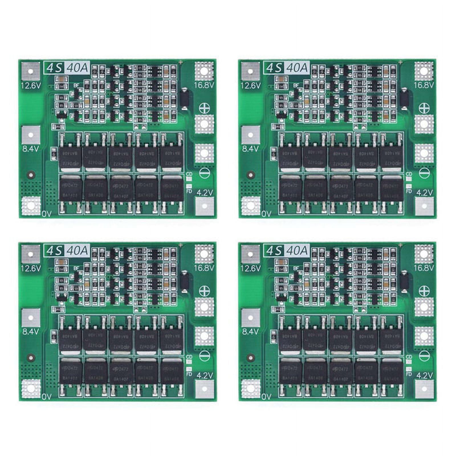 4X 4S 40A 18650 Li-Ion Lithium Battery Charger PCB Board Protection ...