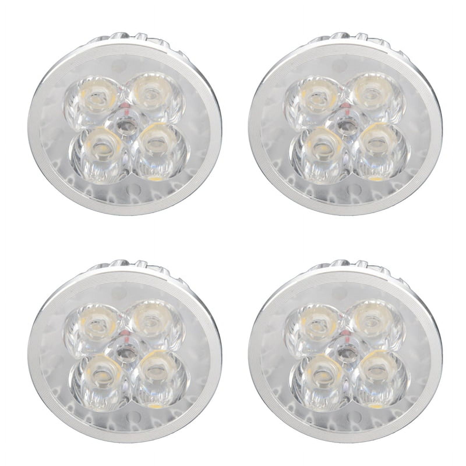 4X 4W Dimmable MR16 LED Bulb/3200K Warm White LED Spotlight/50 Watt ...