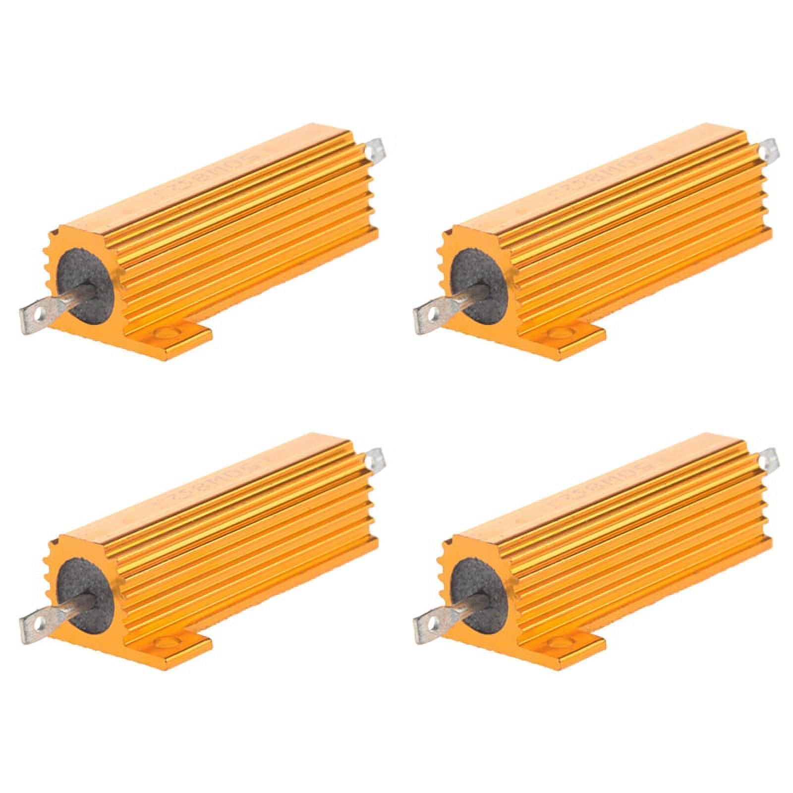 4X 50 Watt 8 Ohm 5% Aluminum Housed Wirewound Resistor - Walmart.com