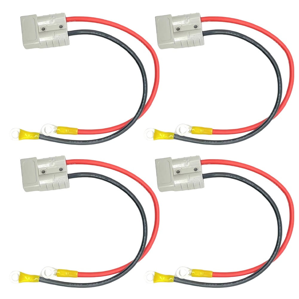 4X 50A for Anderson Battery Quick Connectors With Copper Rings for ...