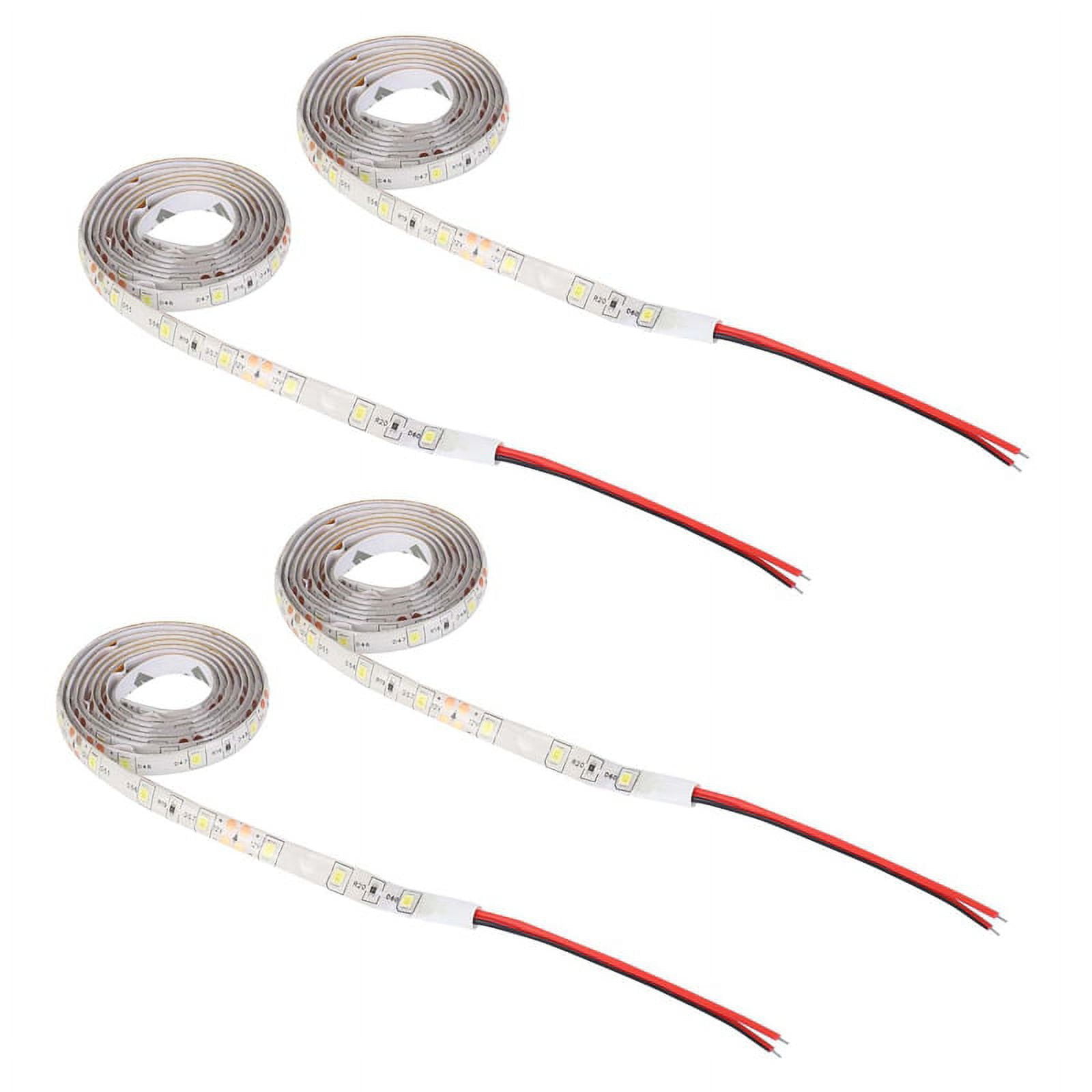 4X 60-3528 SMD Waterproof LED Light Strip DC12V (White)1M - Walmart.com