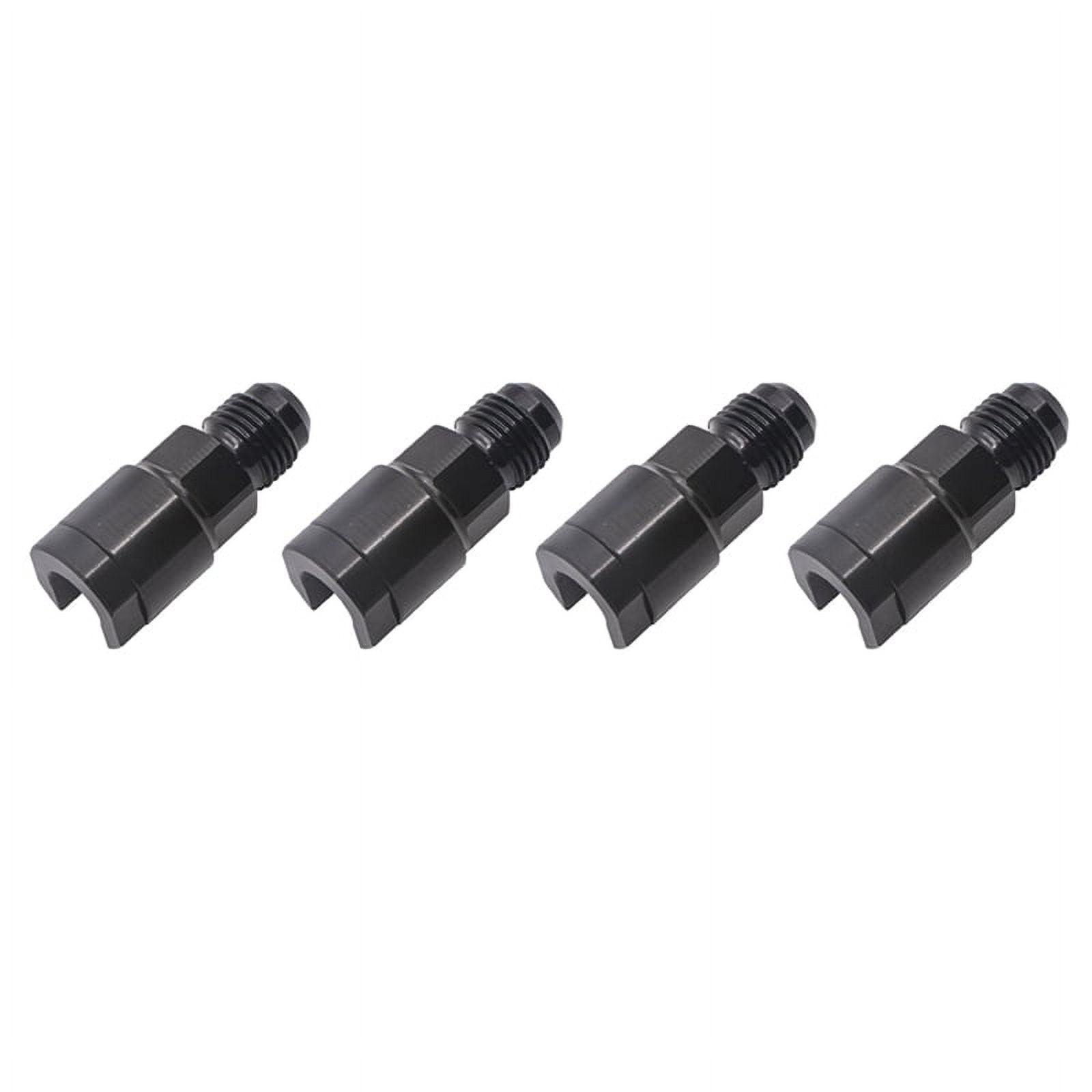 4X 6AN to 3/8 Quick Disconnect Female EFI Adapter Fitting AN6 Male ...