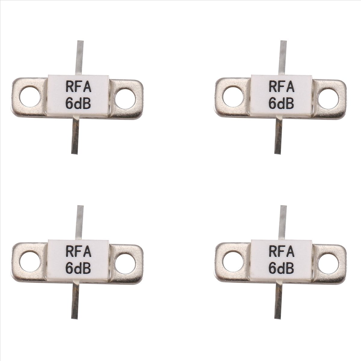 4X 6DB ATTENUATORS FLANGED 100 Watt 6 DB 100W-6DB RFP 100W-6DB 100Watt ...