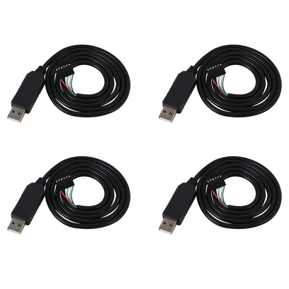 4x 6pin Ftdi Ft232rl Ft232 Module For Usb To Ttl Uart Serial Wire Adapter Rs232 Download Cable
