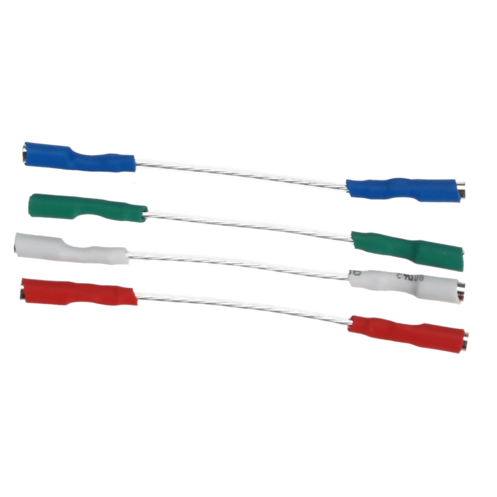 4X 7N Silver Turntable Phono Cartridge Headshell Wire Leads Cables 1.2 ...