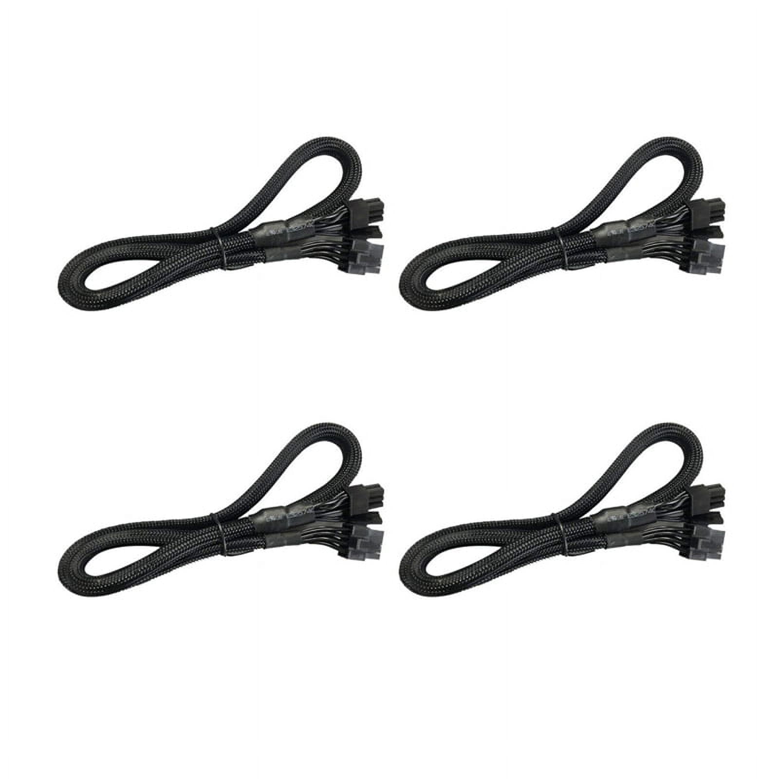 4X 8 PIN TO 8 Pin (6+2) PCIE VGA Supply Cable Flex for Supernova 650 750 850 1000 1600 2000 G2 ...