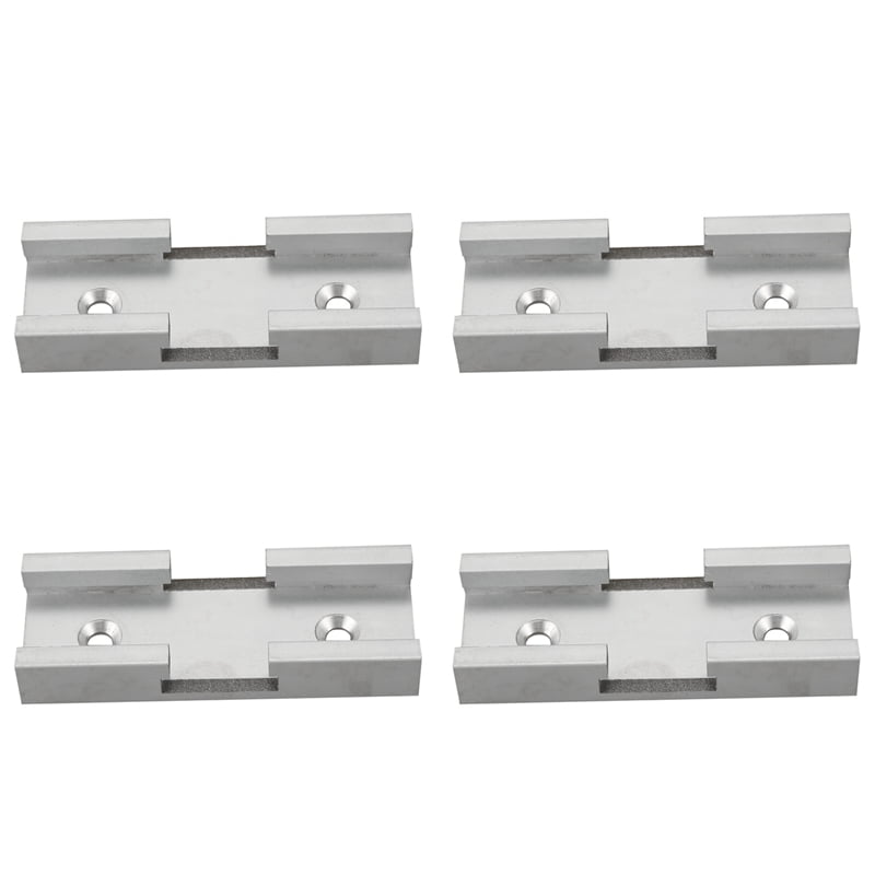 4X 80Mm T-Track Connector T-Slot Miter Track Jig Fixture Slot Connector ...