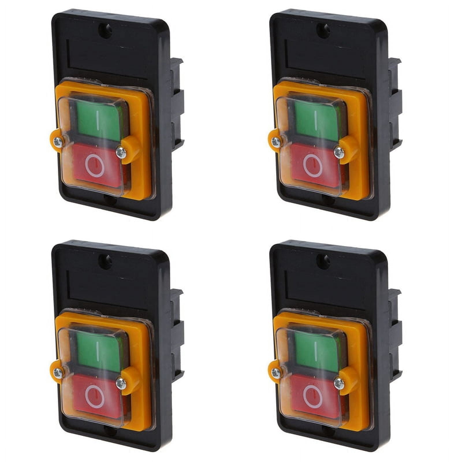 4X AC 220/380V ON/ Water Proof Push Button Switch -5 - Walmart.com