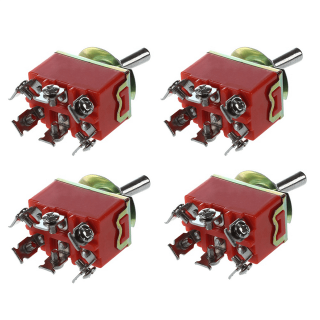 4X AC 250V 15A Latching 3 Way On--on Single Pole Double Throw Toggle ...