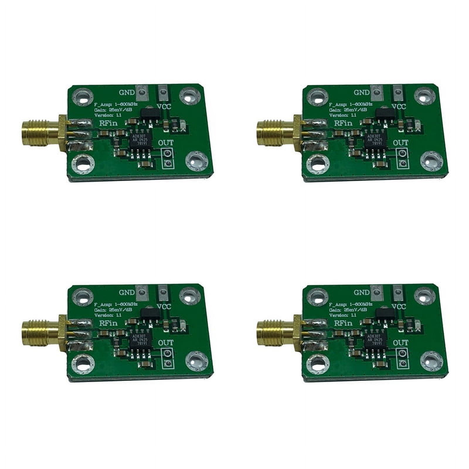4X AD8307 RF Power Meter Logarithmic Detector Power Detection 1-600MHz ...
