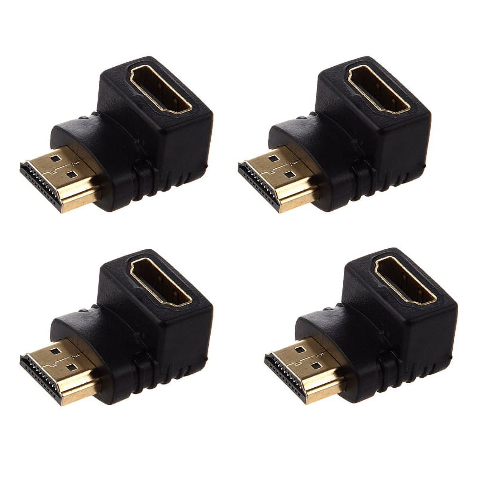 4X Adapter 90 Degree Right Angle L - Type (Bottom)Black - Walmart.com