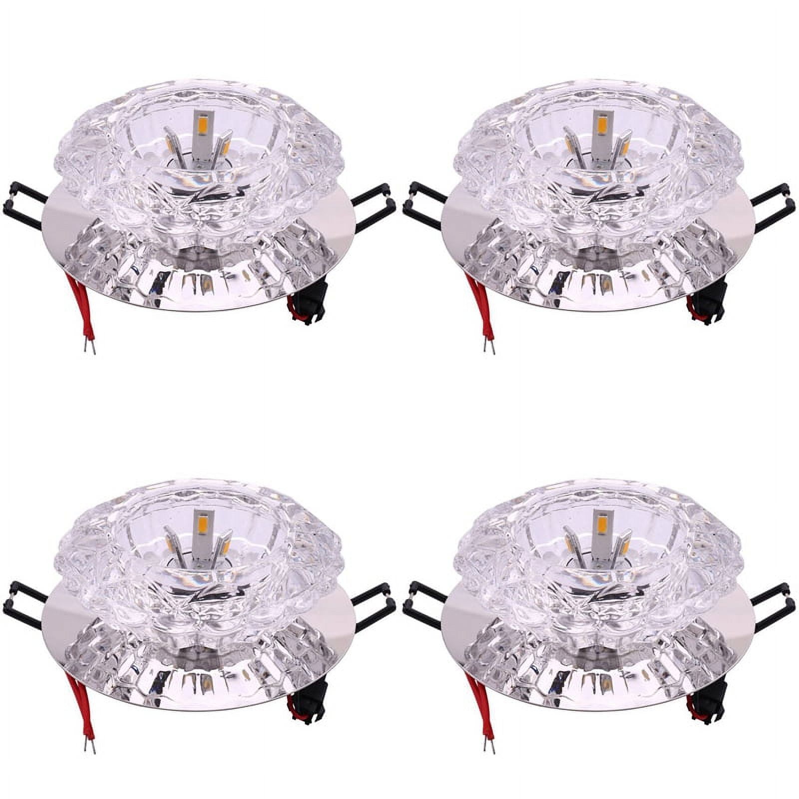 4X Aisle Flush LED Ceiling Lamp Living Room Crystal Corridor Aisle ...