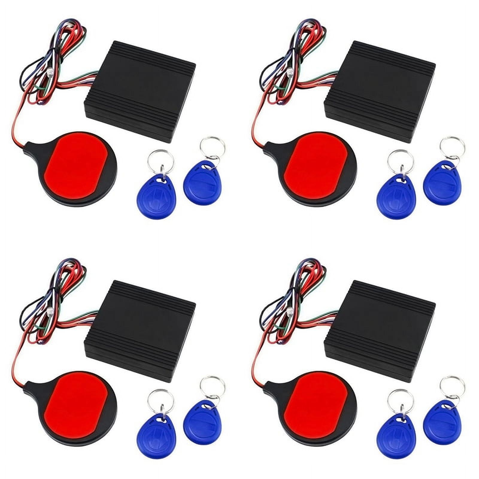 4X Anti Theft Motorcycle Hidden Lock System with Engine Cut Immobilizer ...