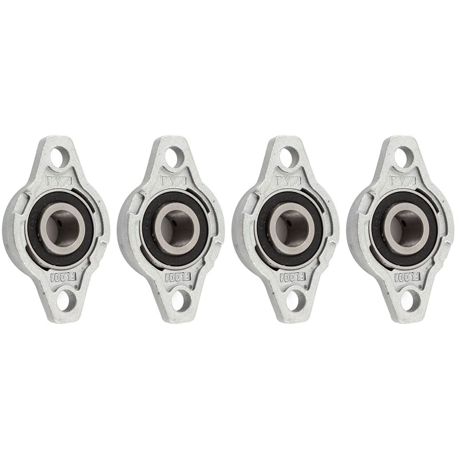 4X Axle Mounted Ball Self Align Pillow Block Bearing 12mm KFL001 ...