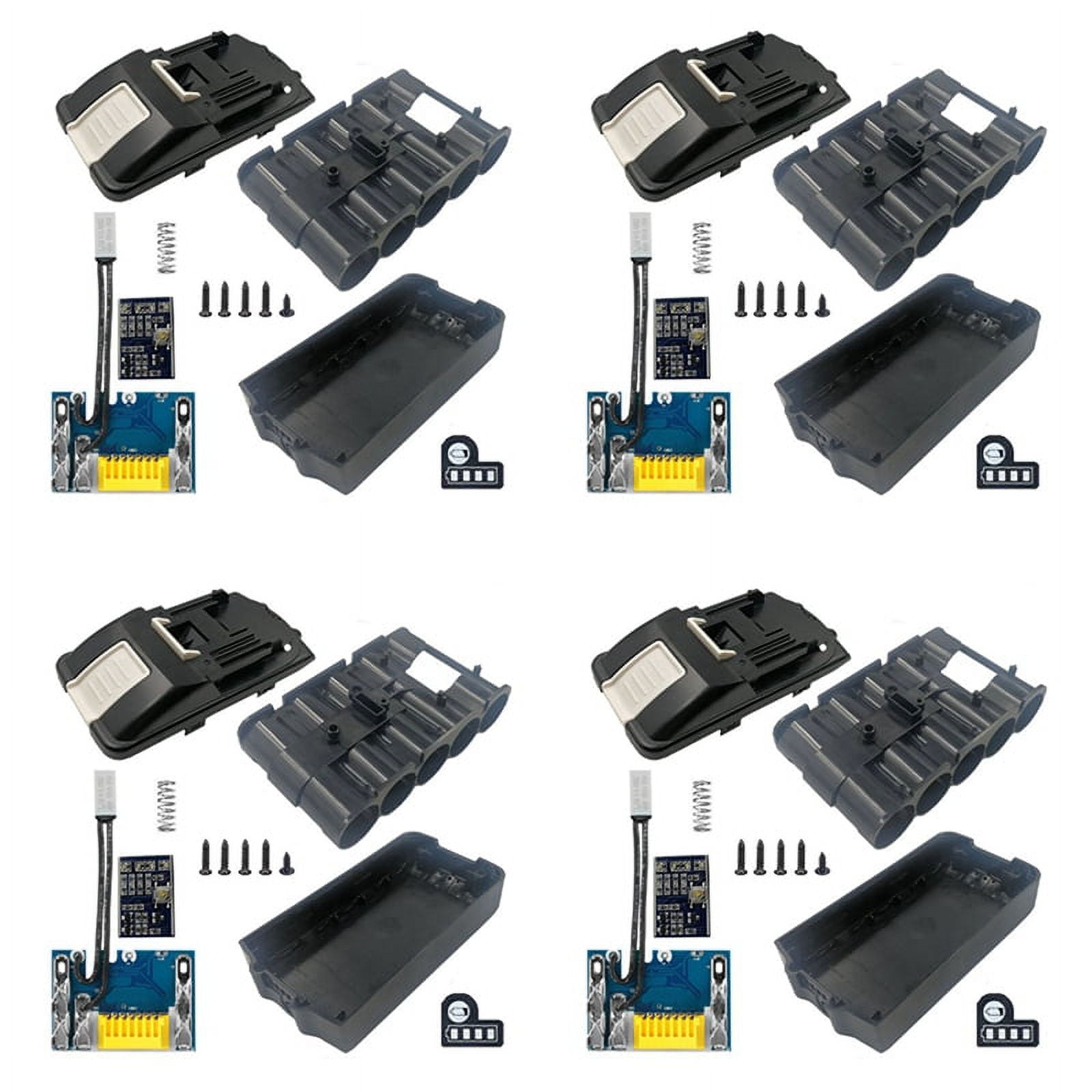 4X BL1830 5 x 21700 - Battery Case PCB Charging Protection Circuit ...