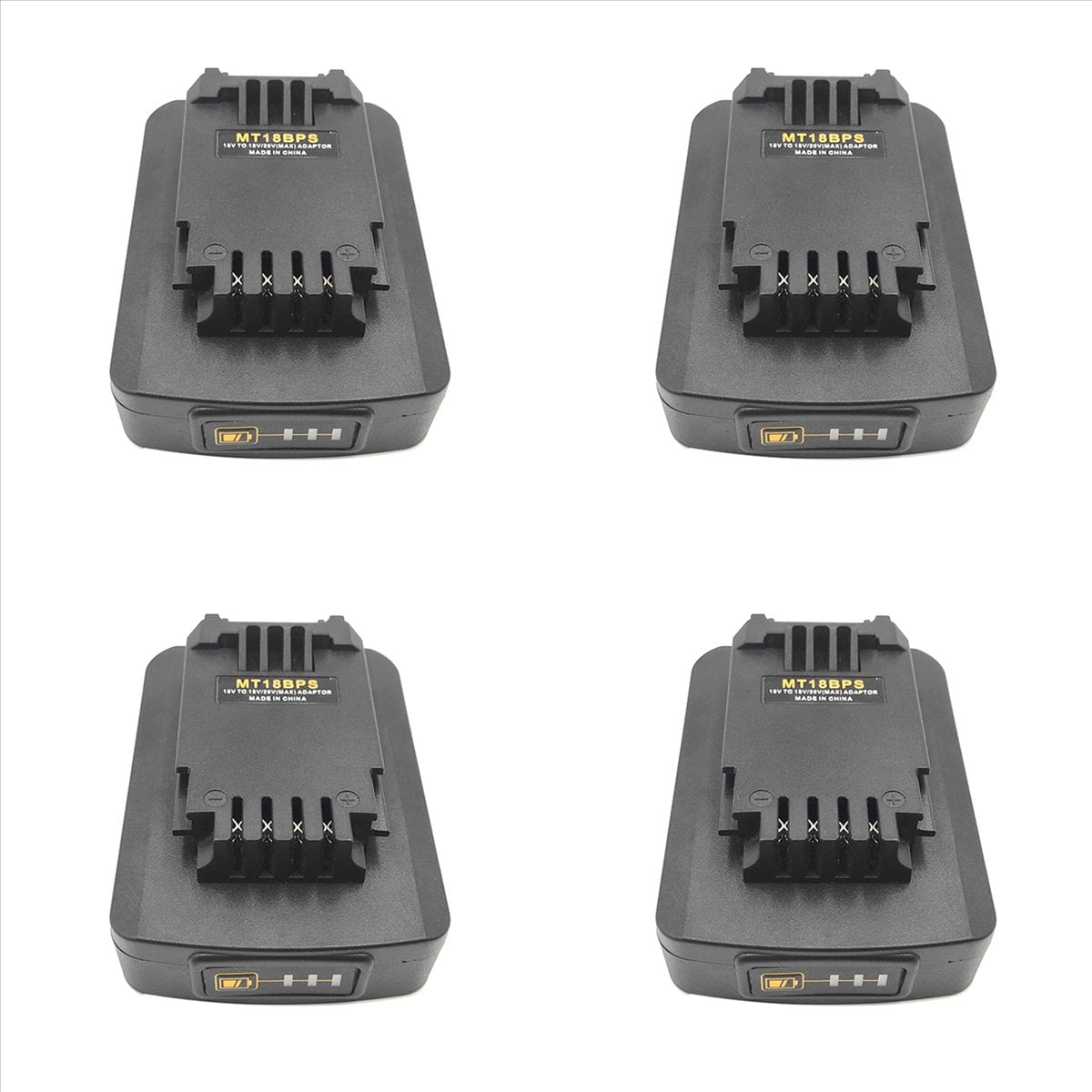 4X Battery Adapter for 18V Lithium Battery Converted to 18V 20V,4 x ...