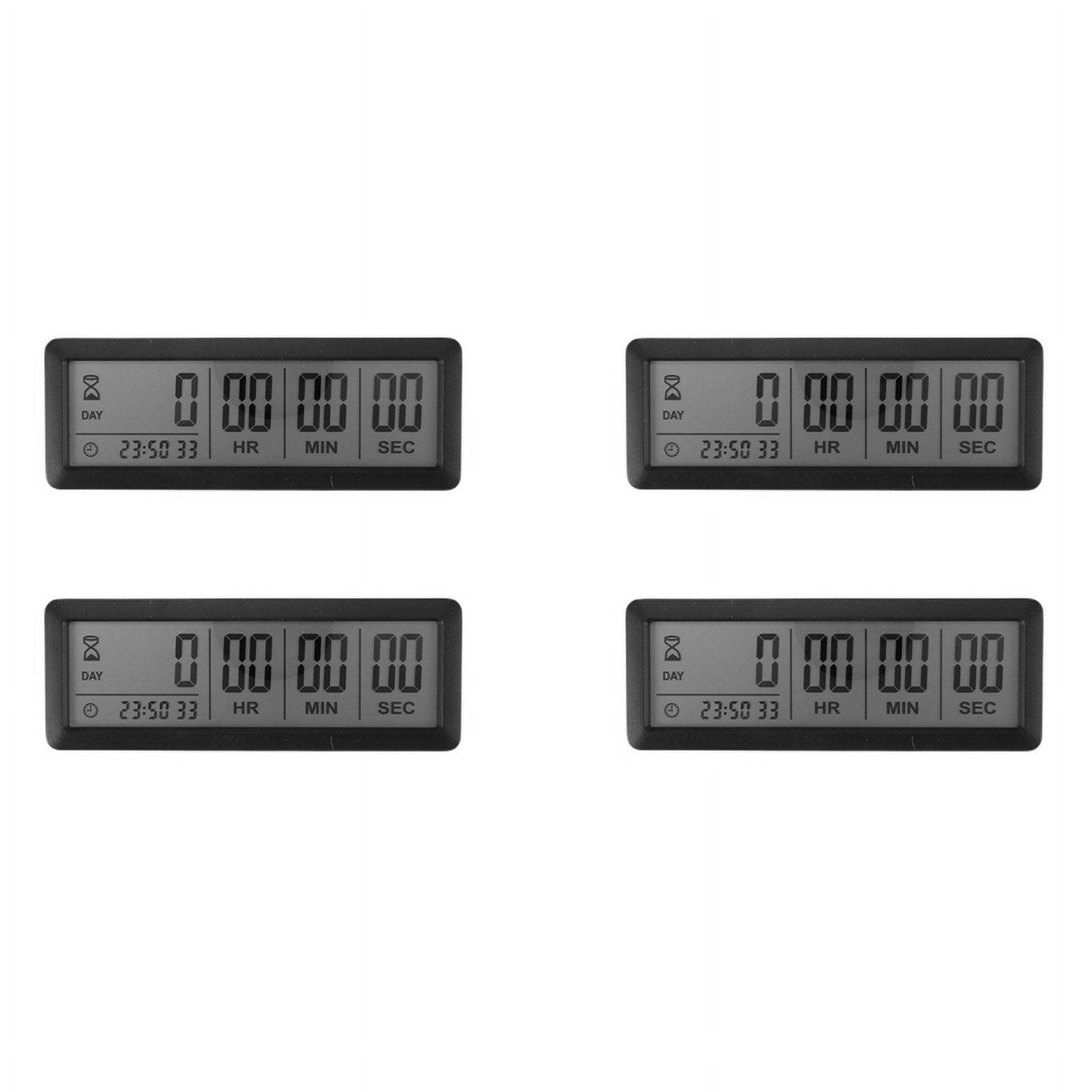 4X Big Digital Countdown Days Timer Clock - 999 Days Count Down Clock Timer for Graduation Lab ...