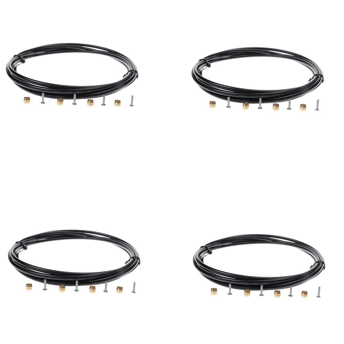4X Bike Oil Disc Brake Cable Pressing Ring Bicycle Hydraulic Brake ...