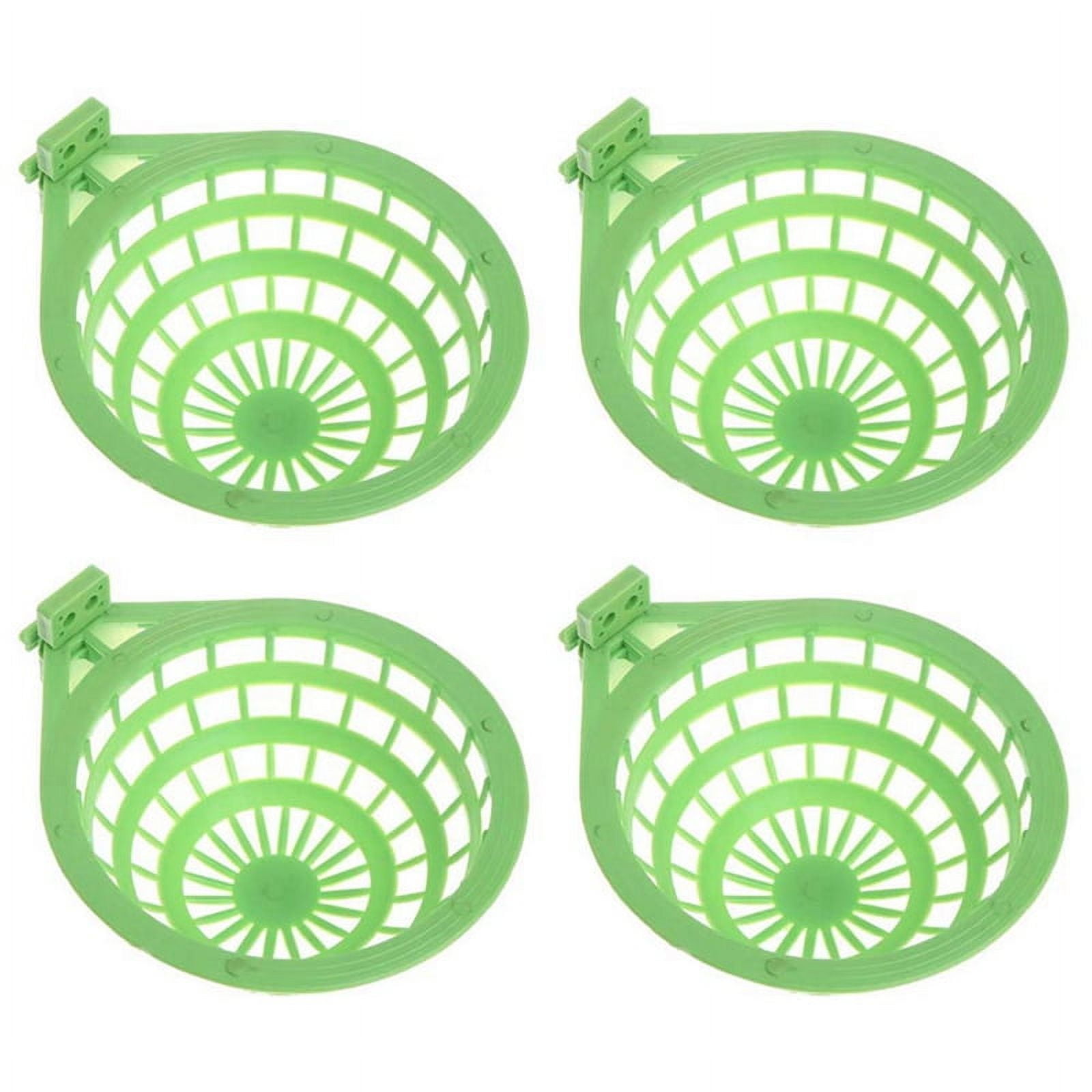 4X Bird Nest Plastic Hollow Hanging Cage Eggs Hatching Tool Pan Parrot ...