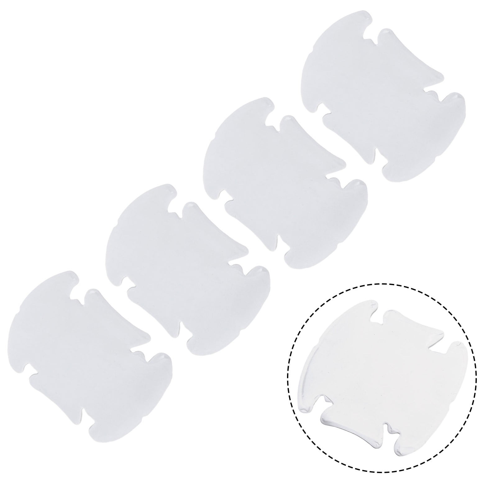 4X Car Door Handle Invisible Film Scratch Decal Car Sticker - Walmart.com