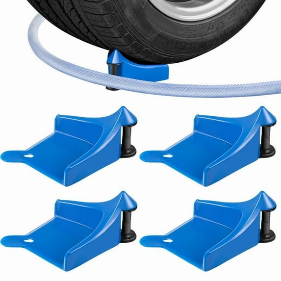 4X Car Hose Guide Wheel Rolling System Tool Prevent Stuck Snag under ...