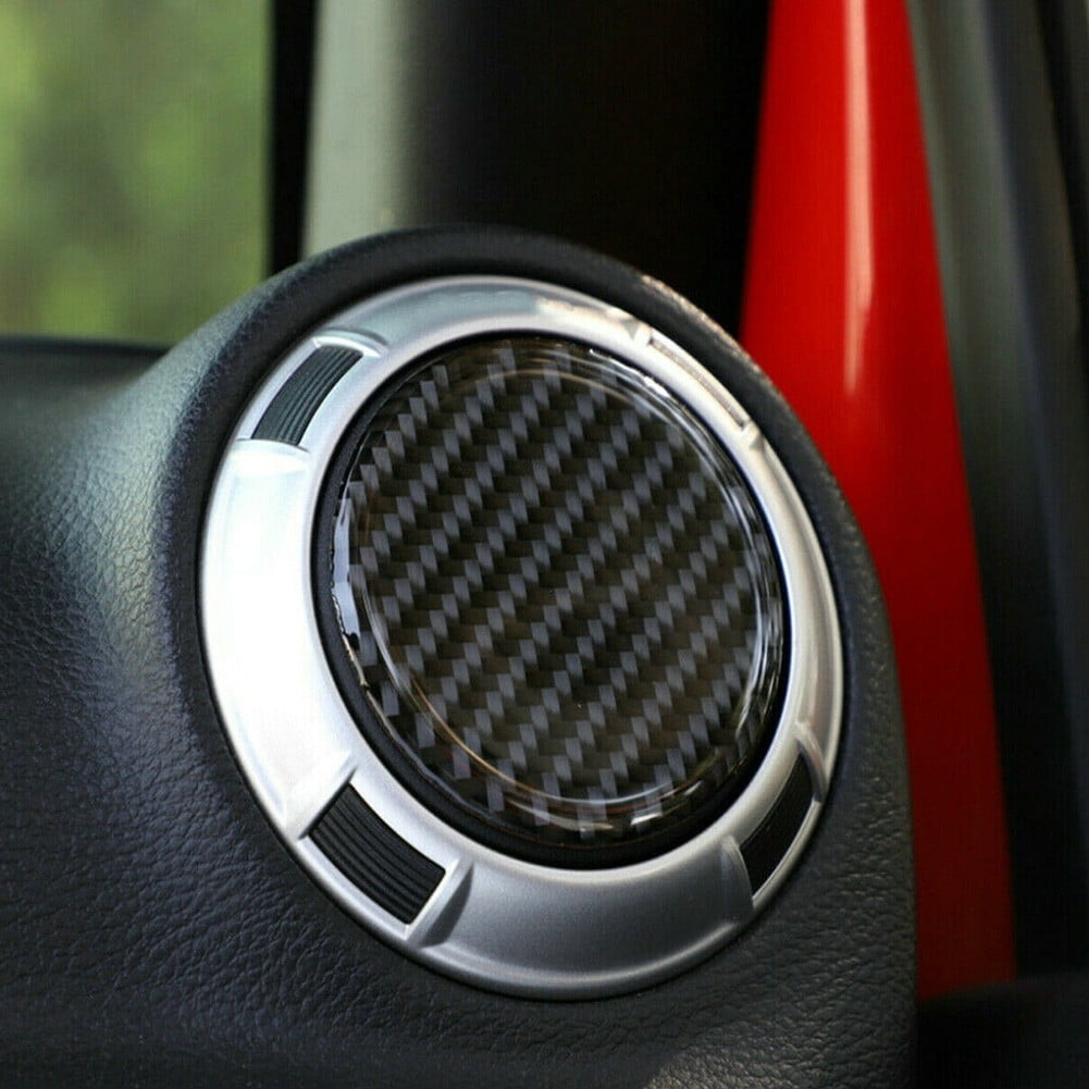 4X Carbon Fiber Air Conditioning Vent Outlet Covers for Jeep Wrangler ...