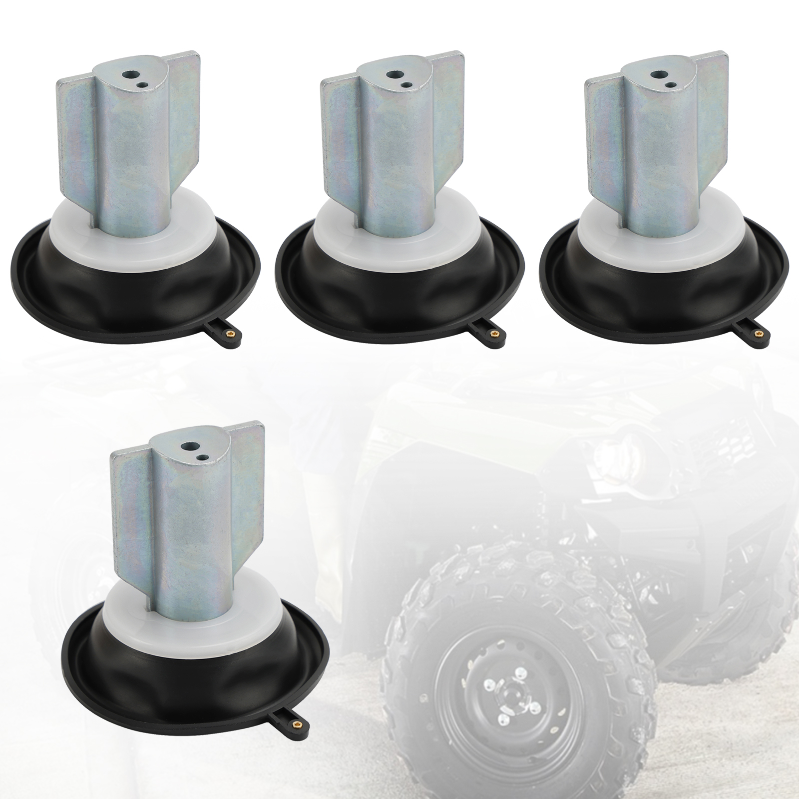 4X Carburetor Plunger Diaphragm fit for Kawasaki PRAIRIE 700 KVF650 ...