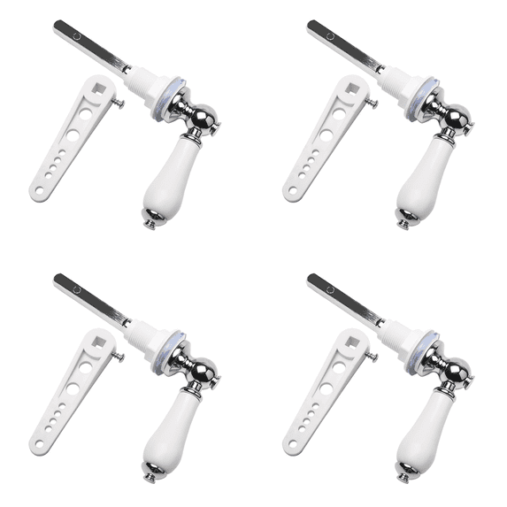 4X Ceramic Toilet Flush Handle, Handles Lever Traditional Victorian ...