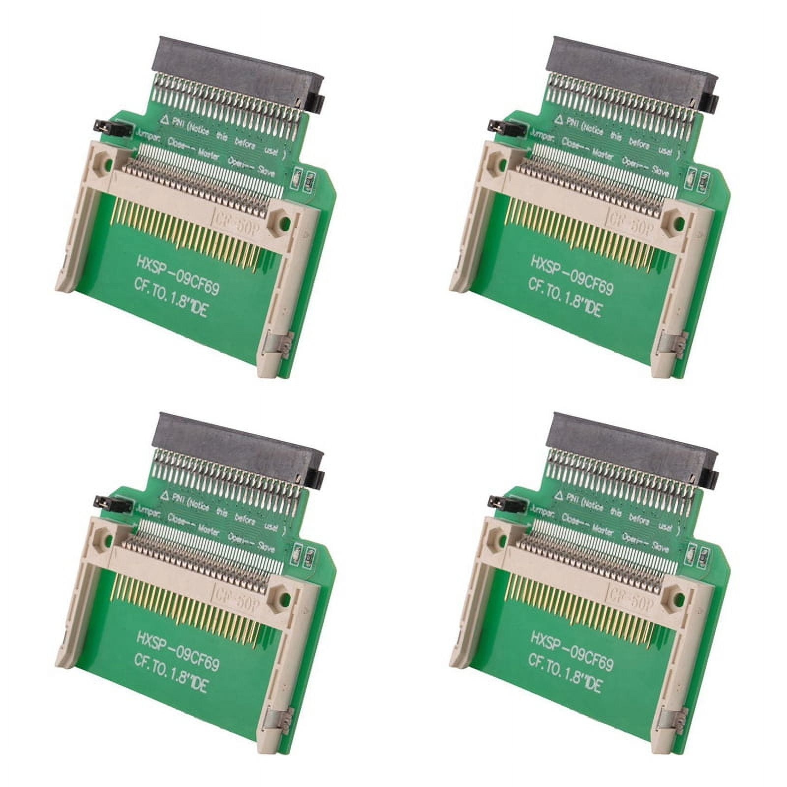 4X Merory Card Compact Flash to 50Pin 1.8 inch Ide Hard Drive Ssd ...
