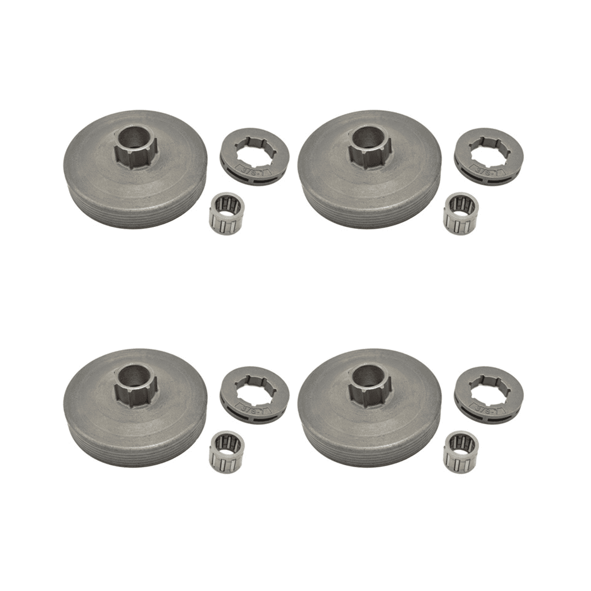 4X Chain Saw 3/87T Rim Sprocket with Chainsaw Clutch Drum for 45Cc 52Cc ...