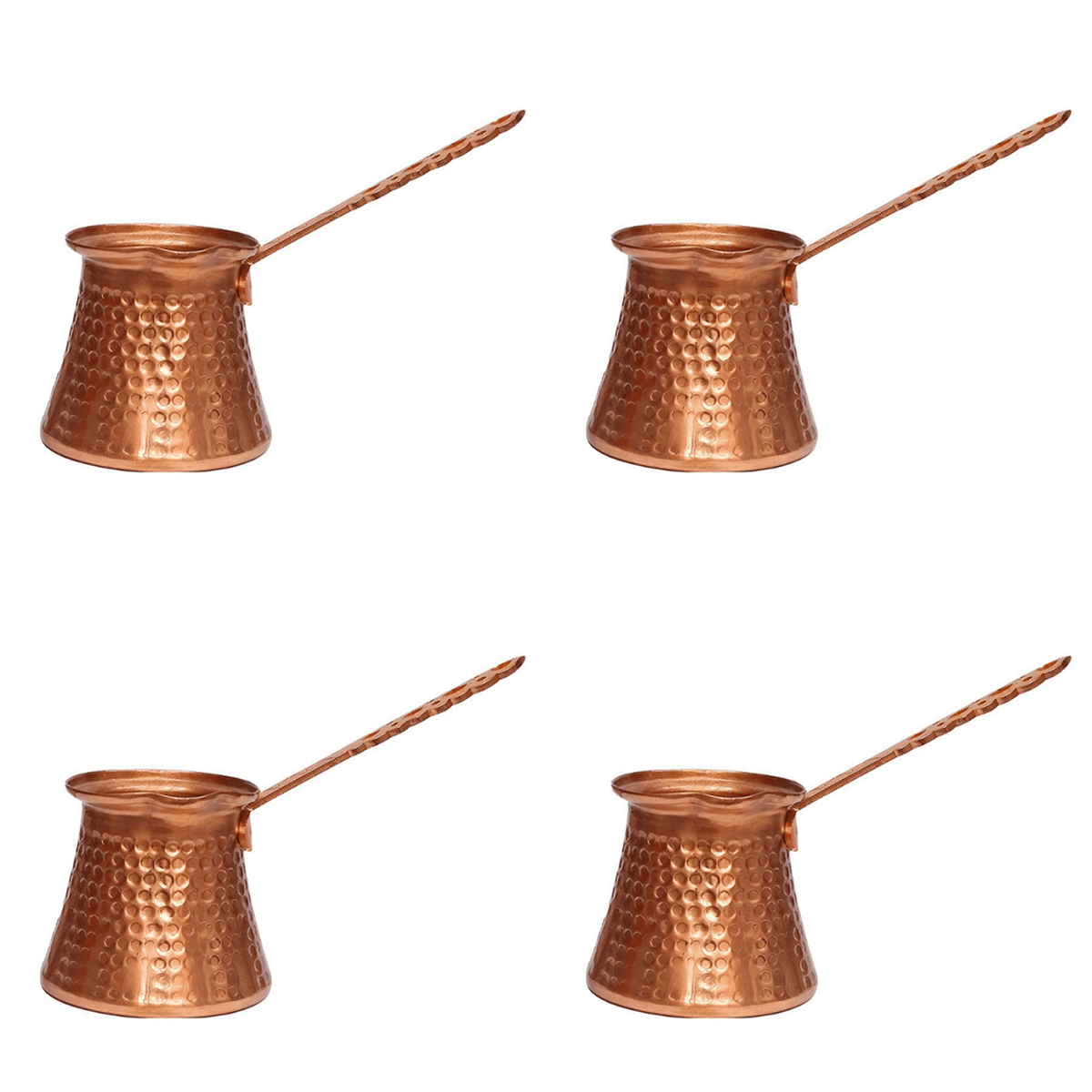 4X Coffee Turkish Coffee Pot 320Ml Coffee Turkish Copper Coffee Maker ...