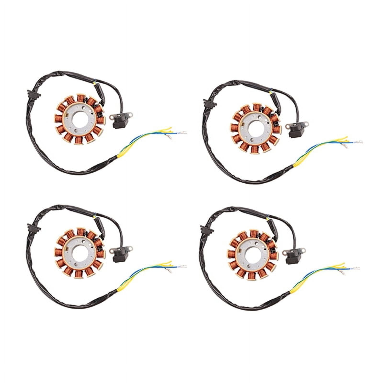 4X Coil 12 Pole Stator DC Coil Ignition Stator for GY6 125Cc 150Cc,4 x ...
